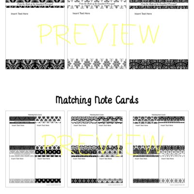 SET 1-FROM THE DESK OF THE ASSISTANT PRINCIPAL: Stationery with Matching Note Cards | Lead Joyfully