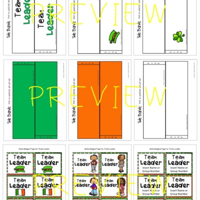 St Patrick’s Day Team Leader Headbands or Badges | Lead Joyfully