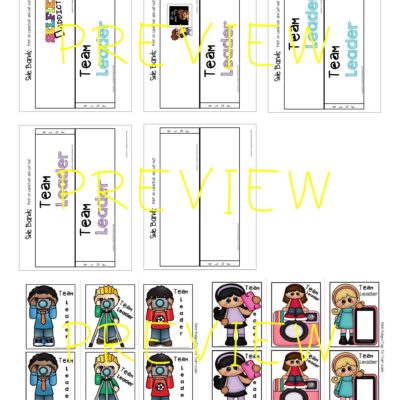 Team Leader Headbands or Badges- Set 1 | Lead Joyfully