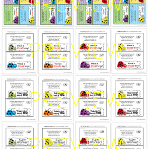 Goodie Bag Toppers (Ladybug Theme) | Lead Joyfully