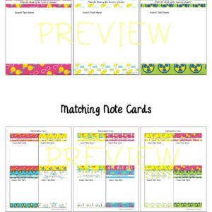 FROM THE DESK OF THE SCIENCE TEACHER: Stationery with Matching Note ...