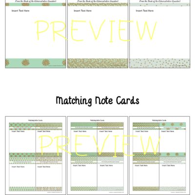 FROM THE DESK OF THE ADMINISTRATIVE ASSISTANT: Stationery with Matching ...