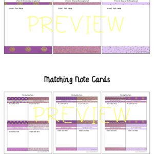 FROM THE DESK OF THE RECEPTIONIST: Stationery with Matching Note Cards ...