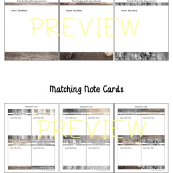 FROM THE DESK OF THE SUPERINTENDENT: Stationery with Matching Note ...