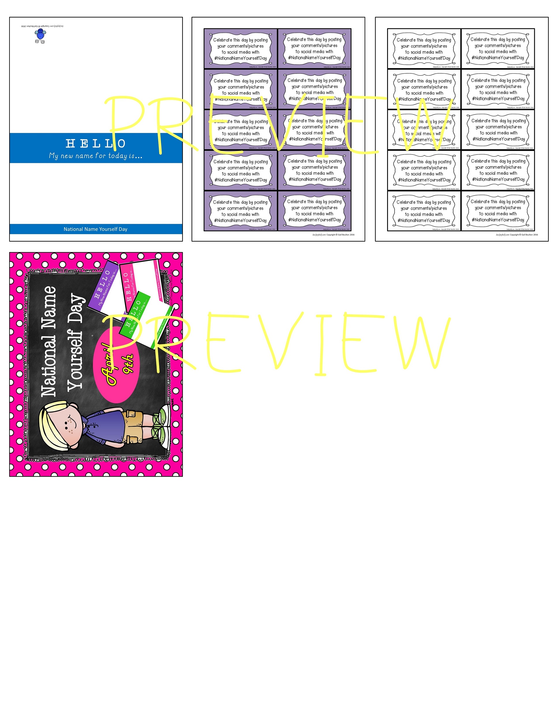 National Name Yourself Day (April 9th) | Lead Joyfully