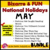 Bizarre and FUN National Holidays to Celebrate your Staff (MAY BUNDLE ...