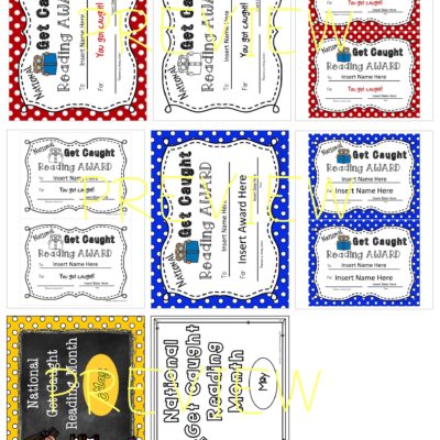 National Get Caught Reading Month (May) | Lead Joyfully