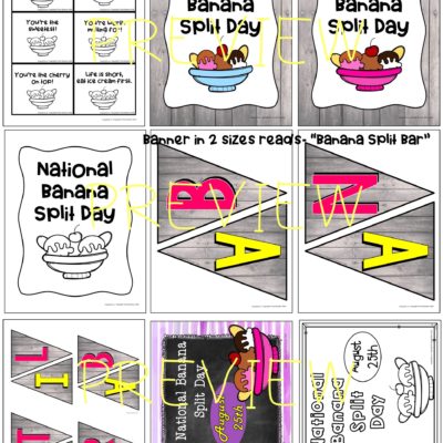 National Banana Split Day (August 25th) | Lead Joyfully