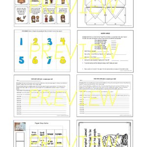 DAVID and KING SAUL Mini Book with FIVE Hands-On Activities: Joyful ...