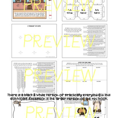 SAUL BECOMES PAUL Mini Book with SIX Hands-On Activities: Joyful Living ...