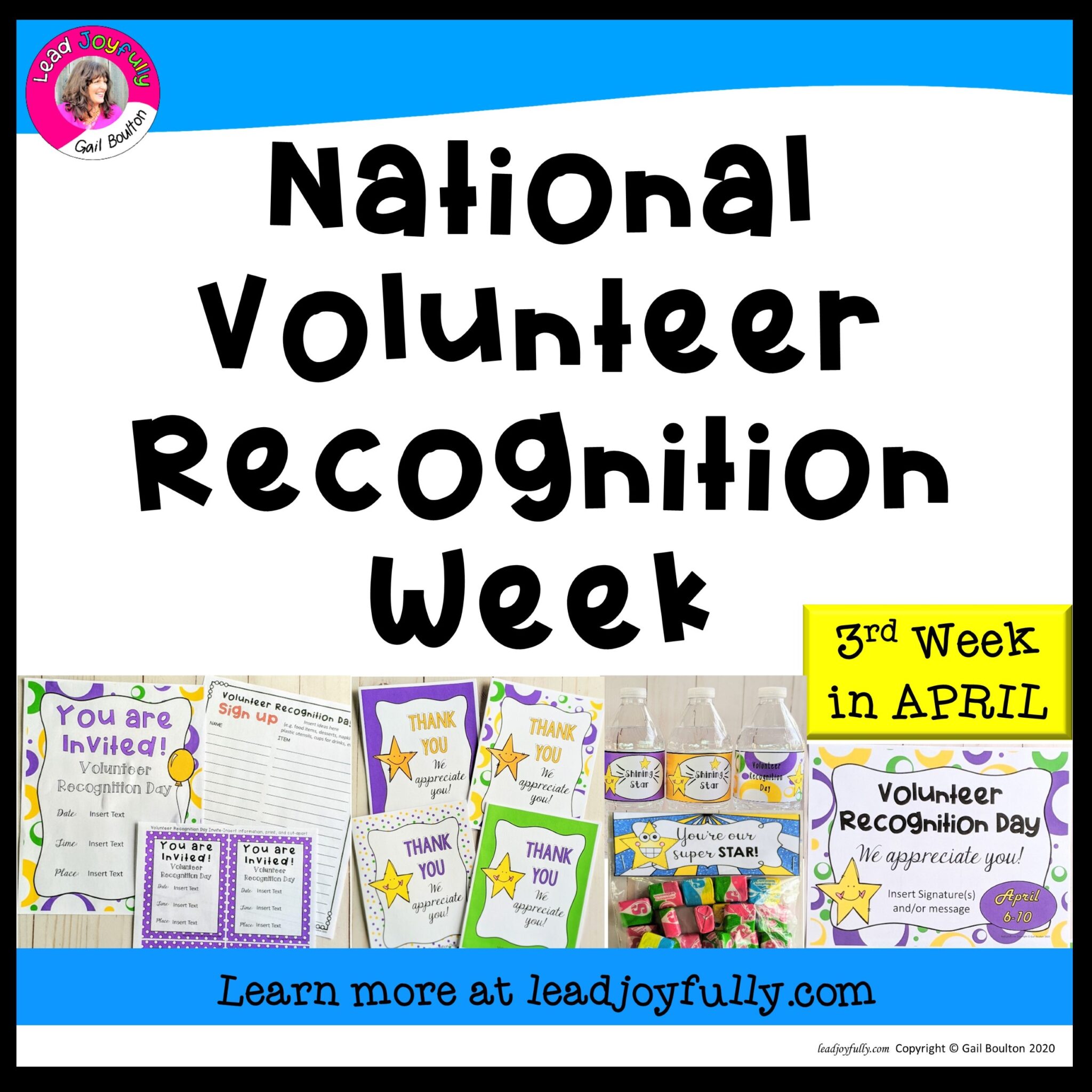 National Volunteer Recognition Week (Third Week in April) | Lead Joyfully