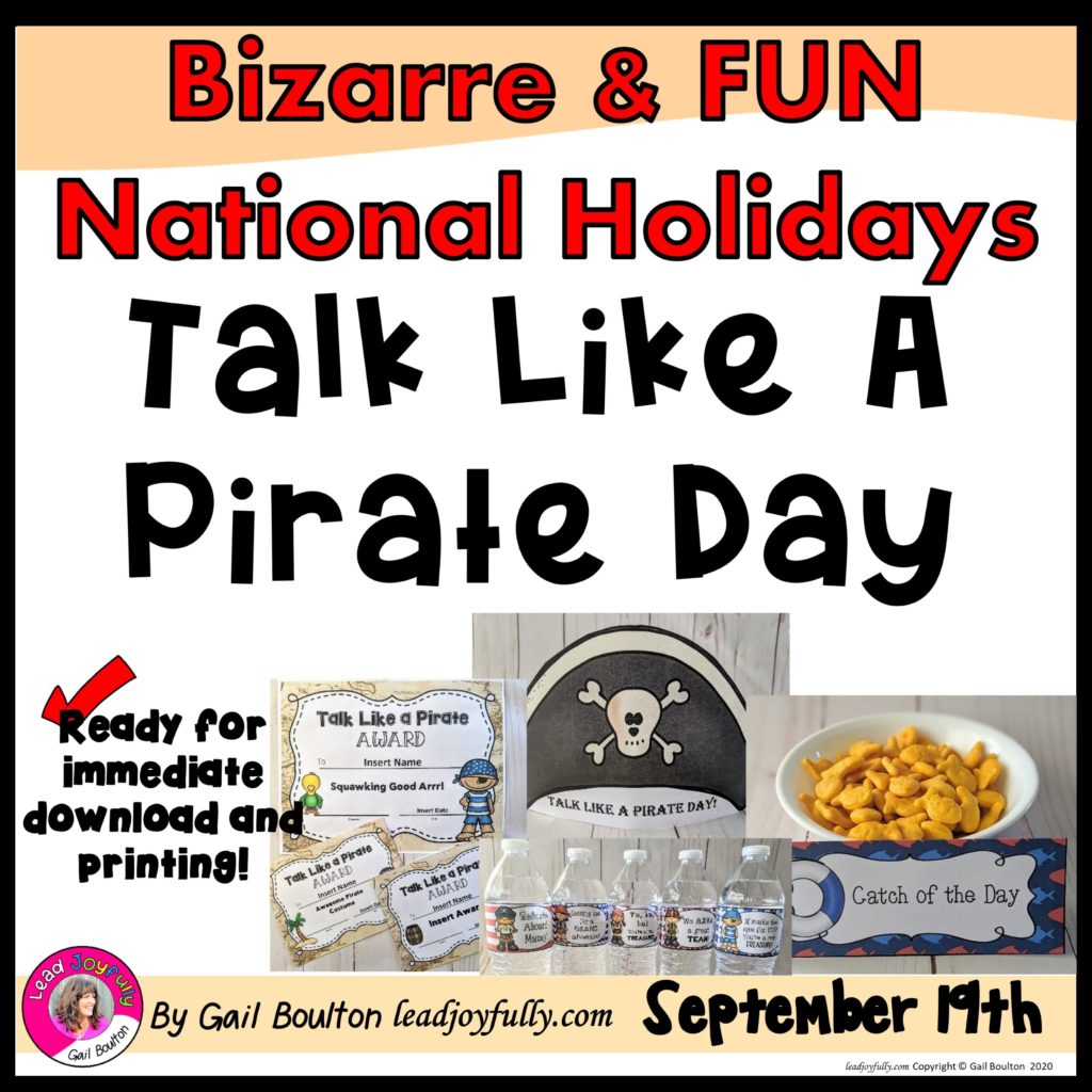 Talk Like A Pirate Day (September 19th) | Lead Joyfully