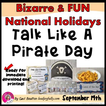 Talk Like A Pirate Day (September 19th) | Lead Joyfully