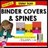 EDITABLE Binder Covers & Spines (Glitter Dots) | Lead Joyfully
