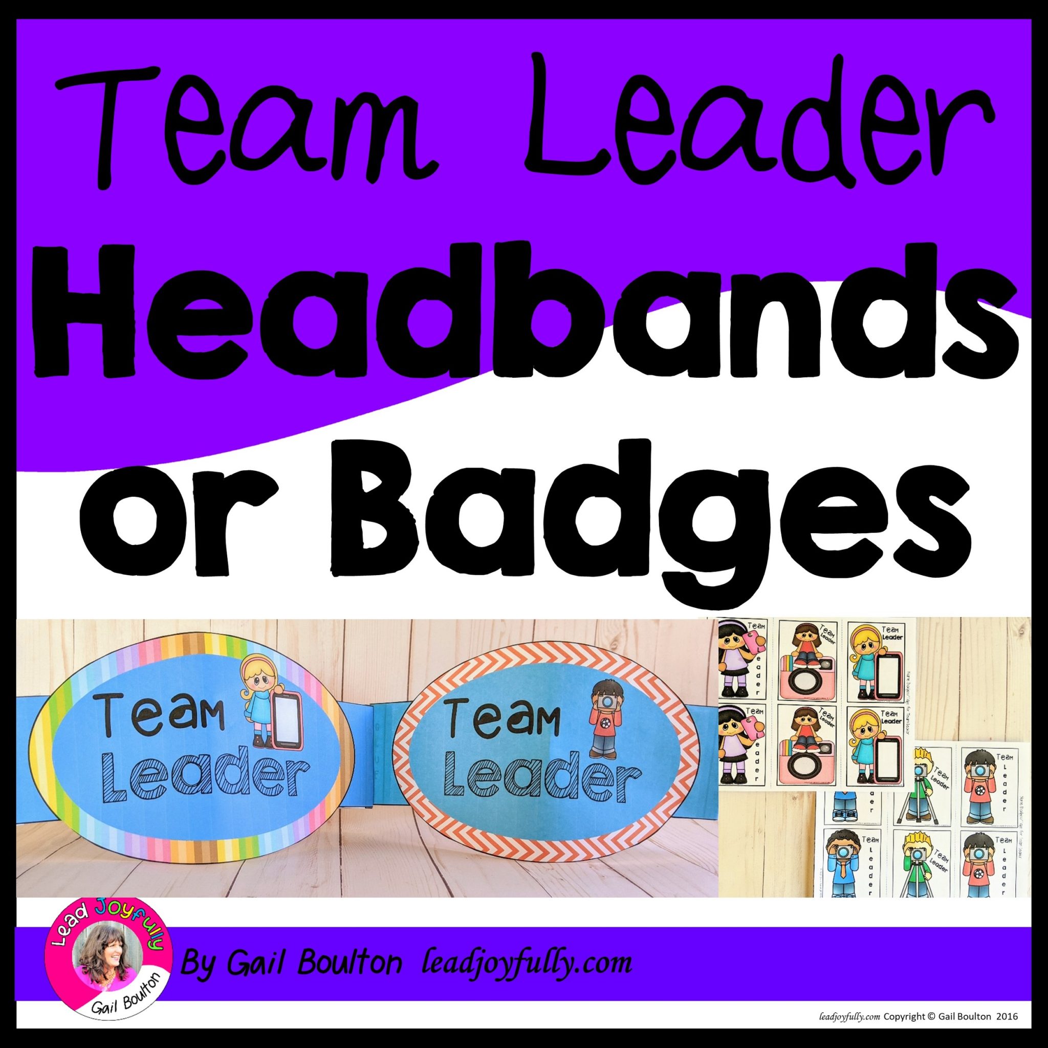 Table Numbers/Team Leader Badge-Tags | Lead Joyfully