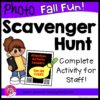 Photo Scavenger Hunt for Staff (FALL FUN!) Using QR CODES | Lead Joyfully