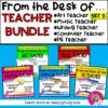 “FROM THE DESK OF…” TEACHER BUNDLE (Set 2) | Lead Joyfully