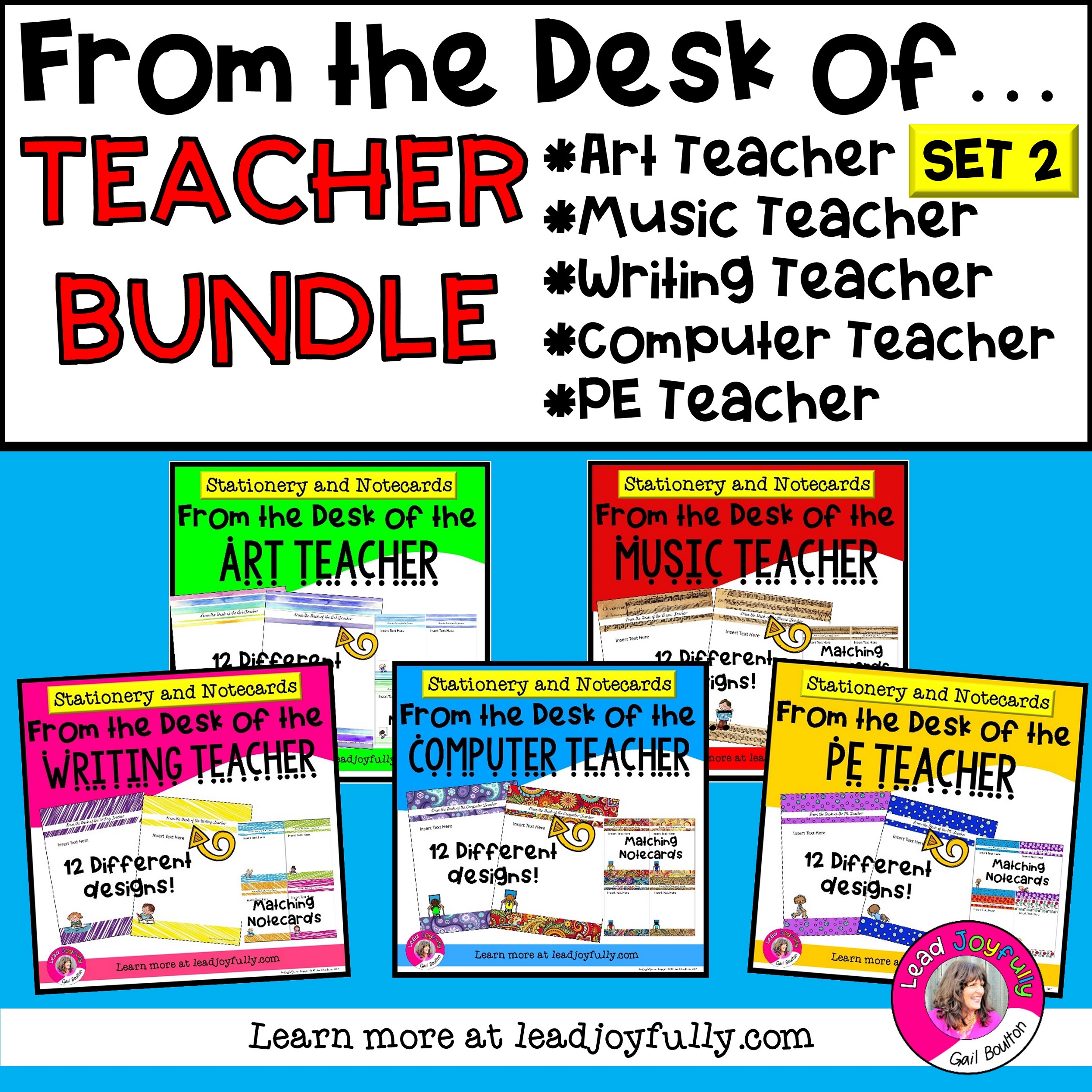“FROM THE DESK OF…” TEACHER BUNDLE (Set 2) | Lead Joyfully