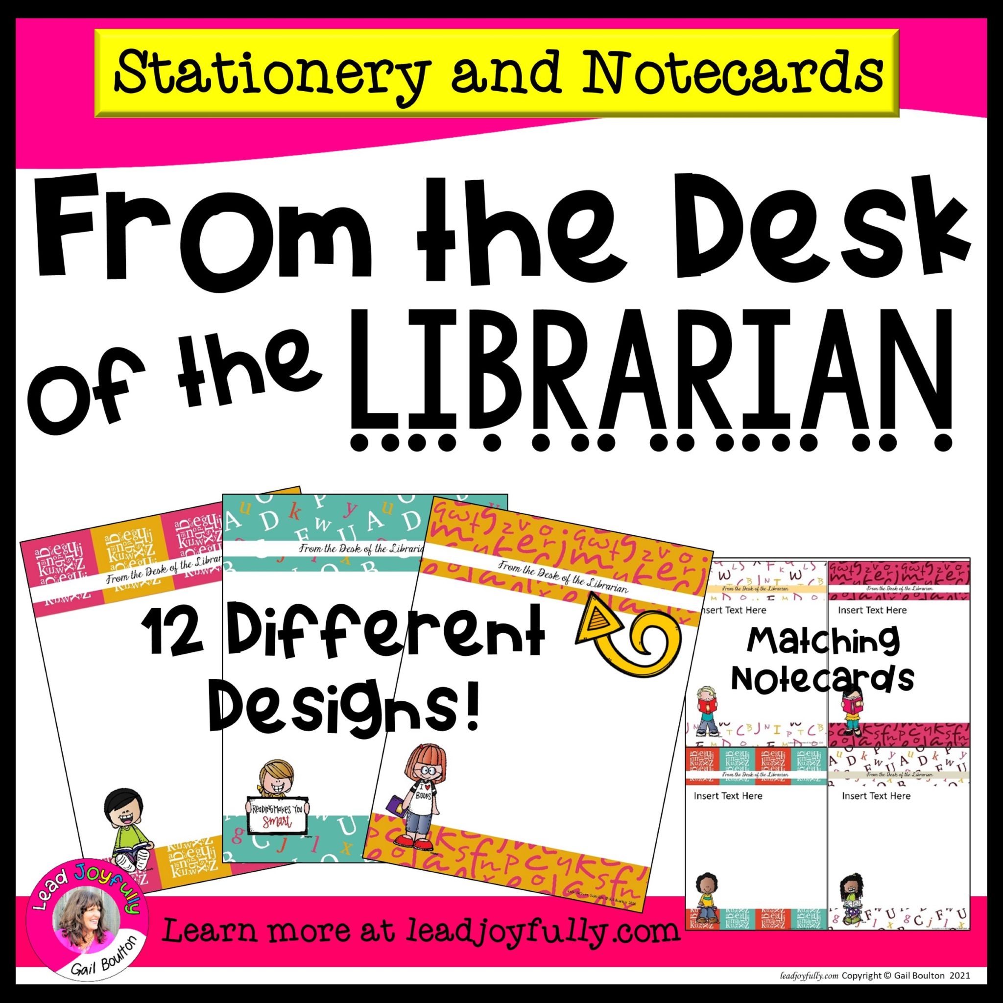 FROM THE DESK OF…SUPER SCHOOL MEGA BUNDLE-Stationery with Matching Note ...