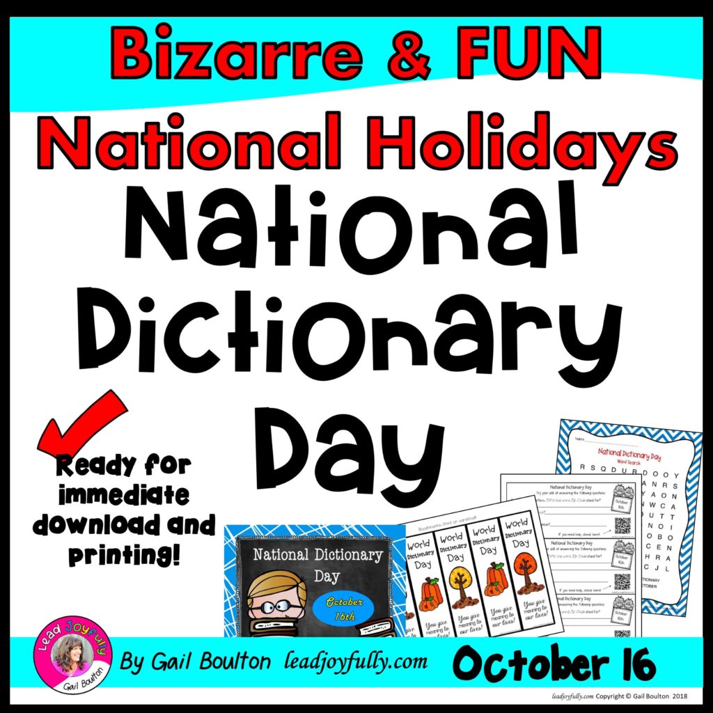 National Dictionary Day (October 16th) | Lead Joyfully