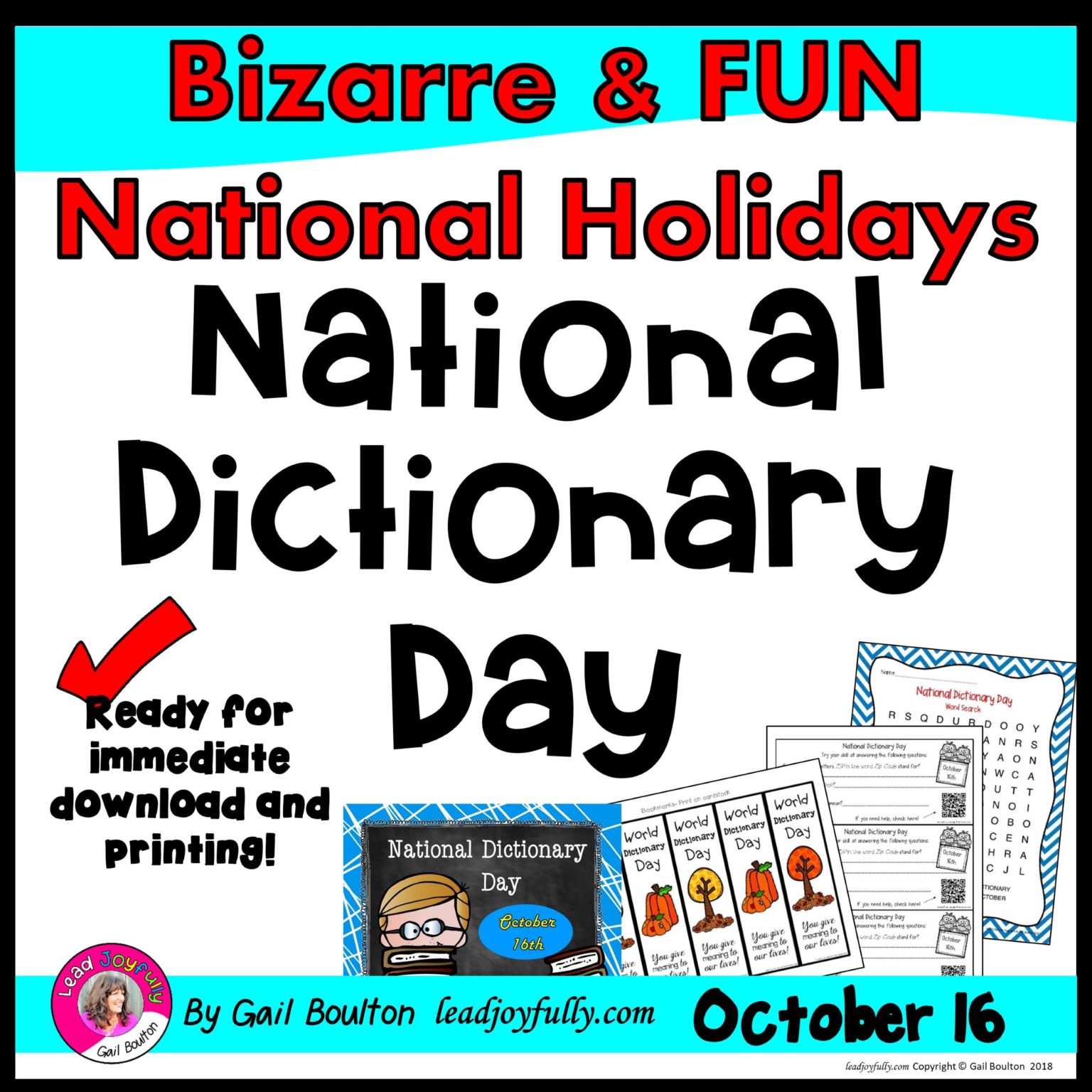 National Dictionary Day (October 16th) | Lead Joyfully