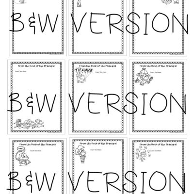FROM THE DESK OF THE PRINCIPAL: Stationery with Matching Note Cards-SET ...