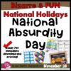 National Absurdity Day (November 20th) | Lead Joyfully