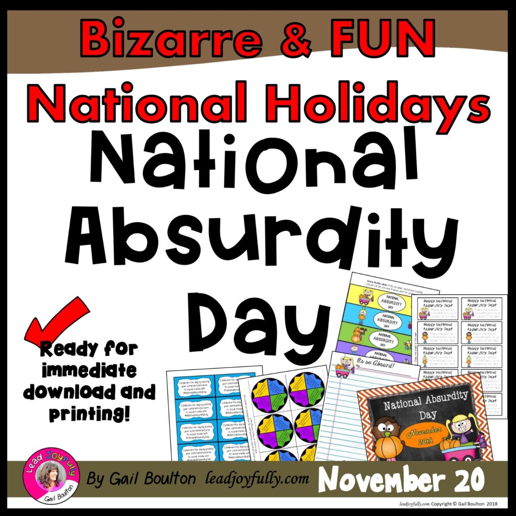 Bizarre and FUN National Holidays MEGA BUNDLE (November, December ...