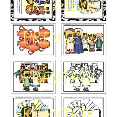 FIRST MIRACLE OF JESUS Mini Book with FIVE Hands-On Activities: Joyful ...