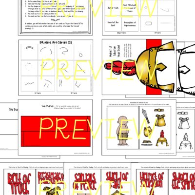 The Armor of God Mini Book with FIVE Hands-On Activities: Joyful Living ...