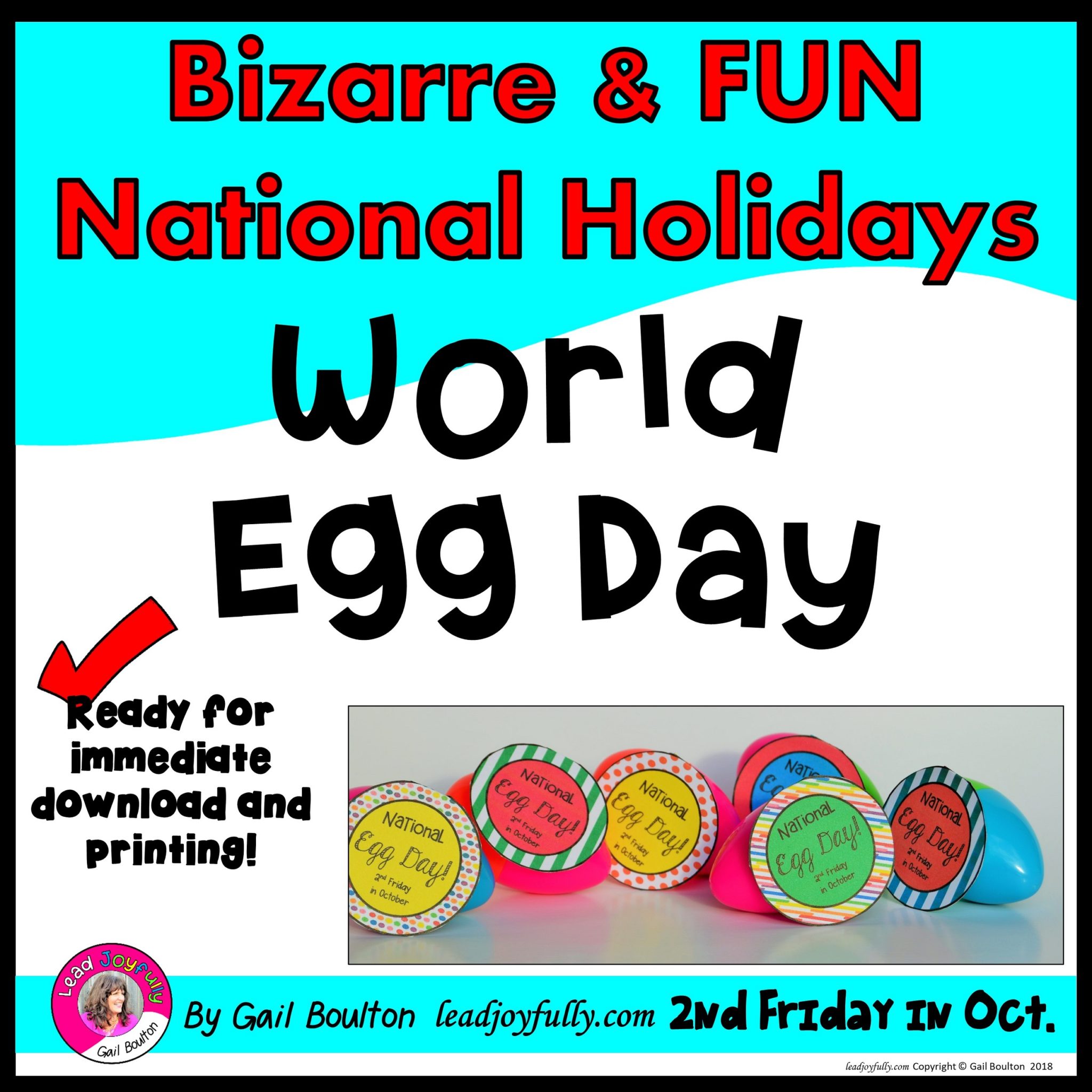 World Egg Day (2nd Friday of October) | Lead Joyfully