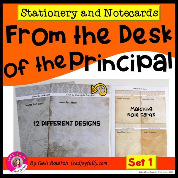 FROM THE DESK OF THE FOURTH GRADE TEACHER: Stationery with Matching ...