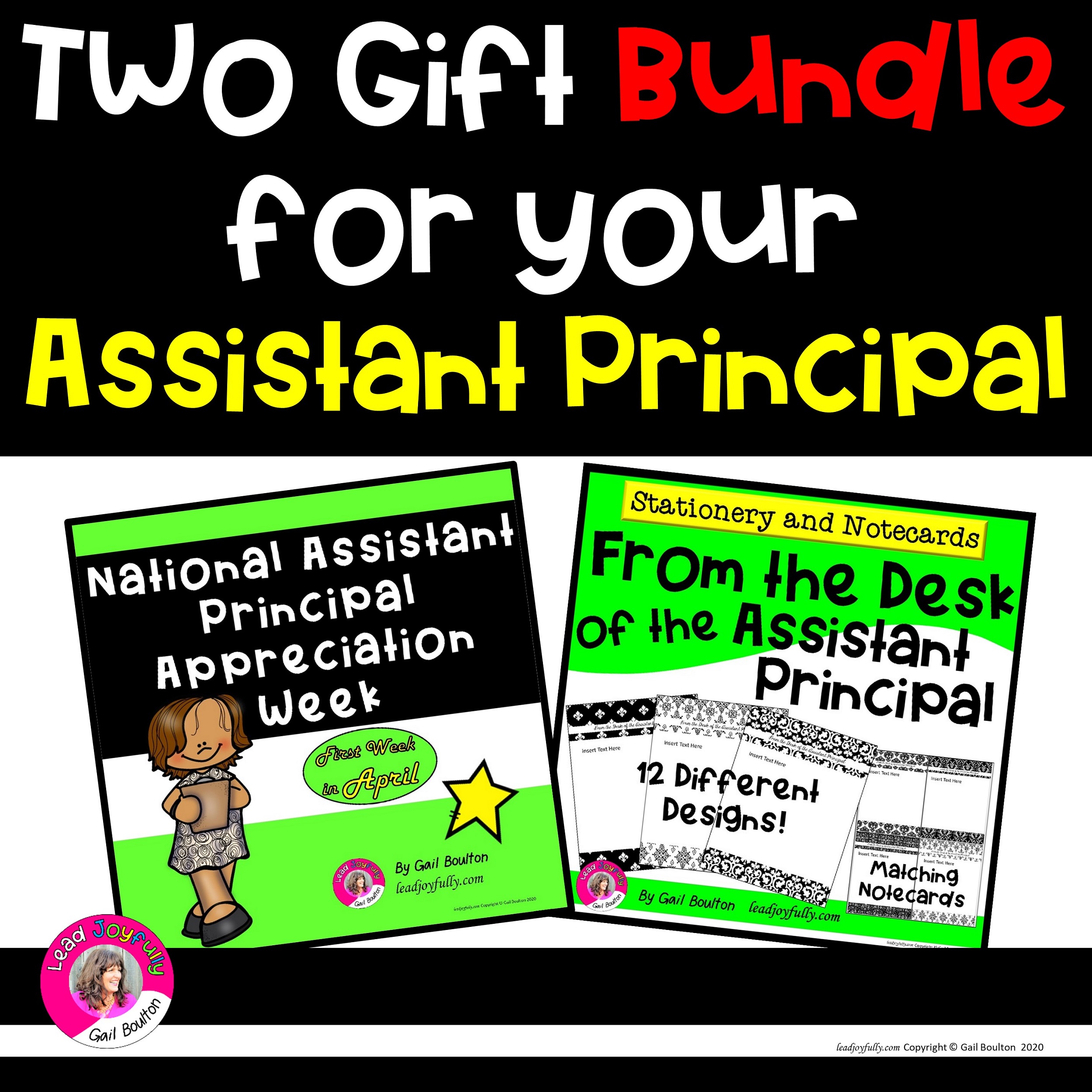 Two Gift BUNDLE for your ASSISTANT PRINCIPAL | Lead Joyfully