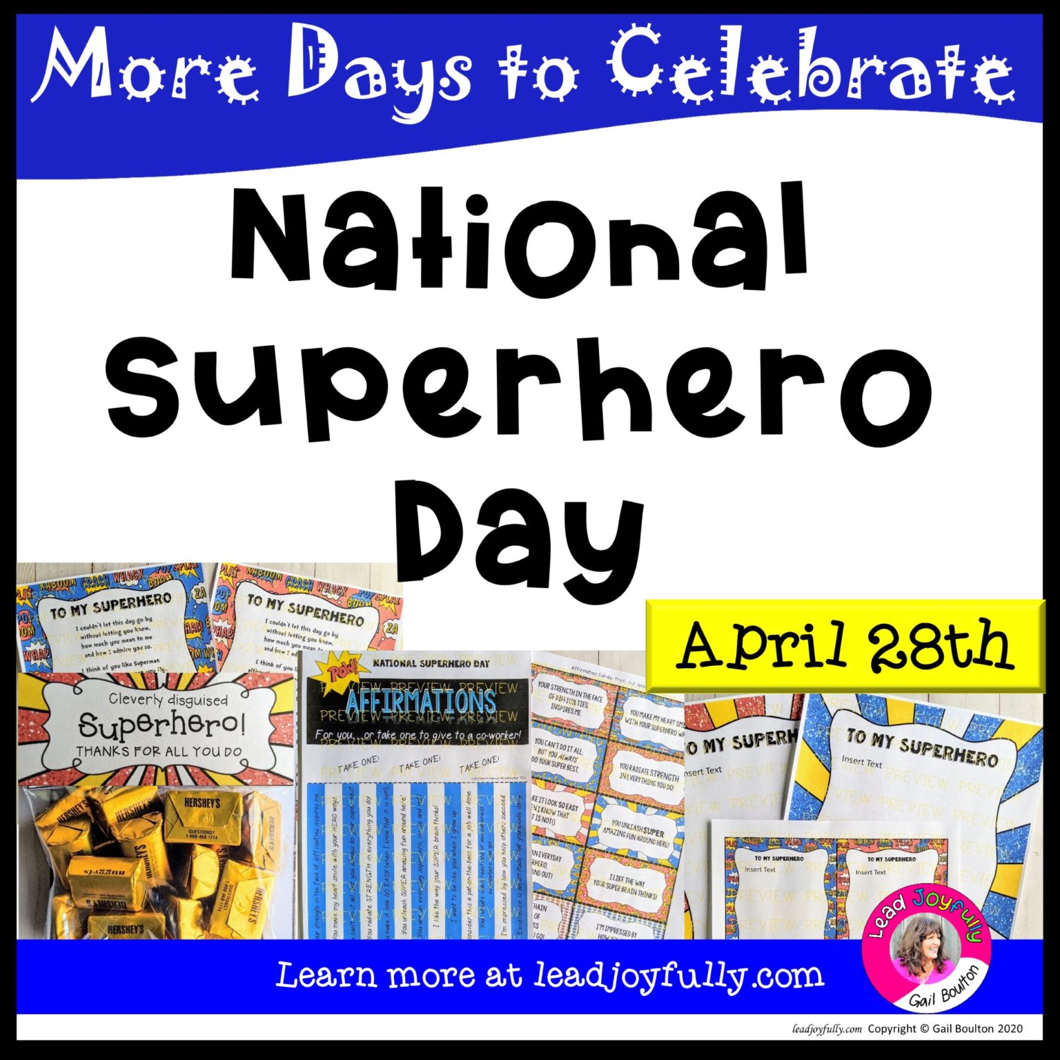 Staff and Teacher Awards (Superhero Theme) | Lead Joyfully