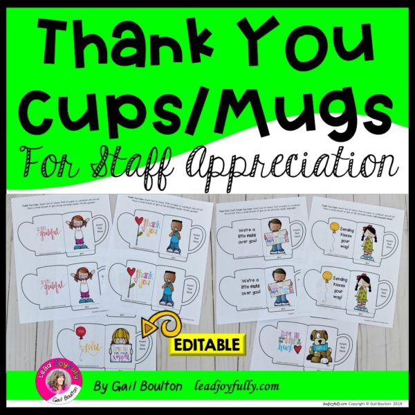 THANK YOU BUNDLE for Staff Appreciation | Lead Joyfully