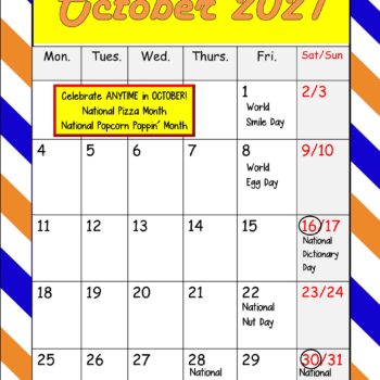 Bizarre and FUN National Holidays to Celebrate your Staff (OCTOBER ...