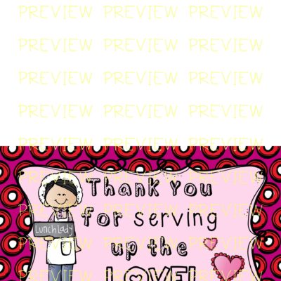 Thank You Cards for Support Staff (Heart theme)- Set 2 | Lead Joyfully