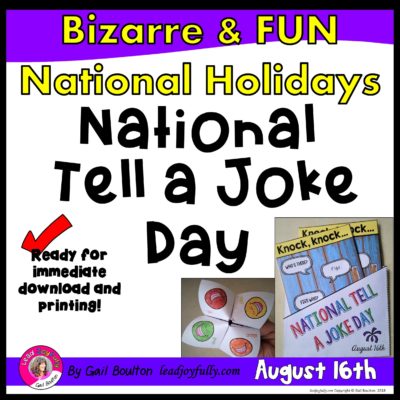 National Tell A Joke Day (August 16th) | Lead Joyfully