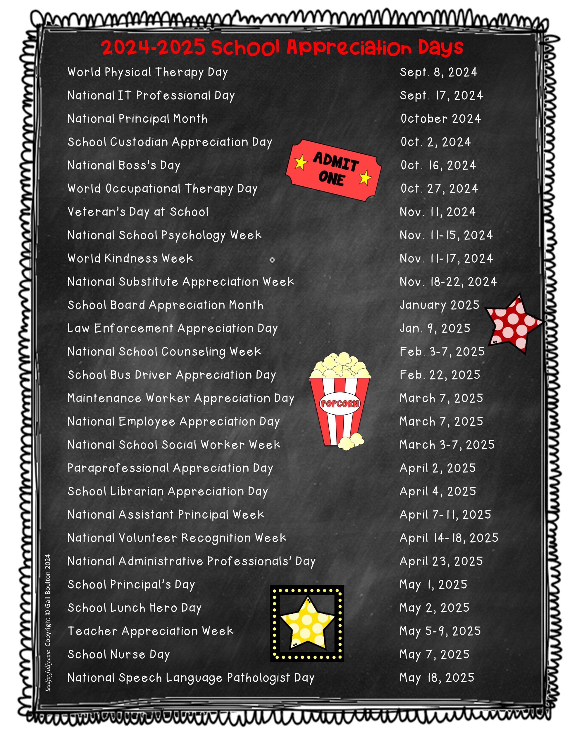 School Appreciation Days 2024-2025 | Lead Joyfully