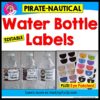 EDITABLE Water Bottle Labels (Sports Theme) | Lead Joyfully
