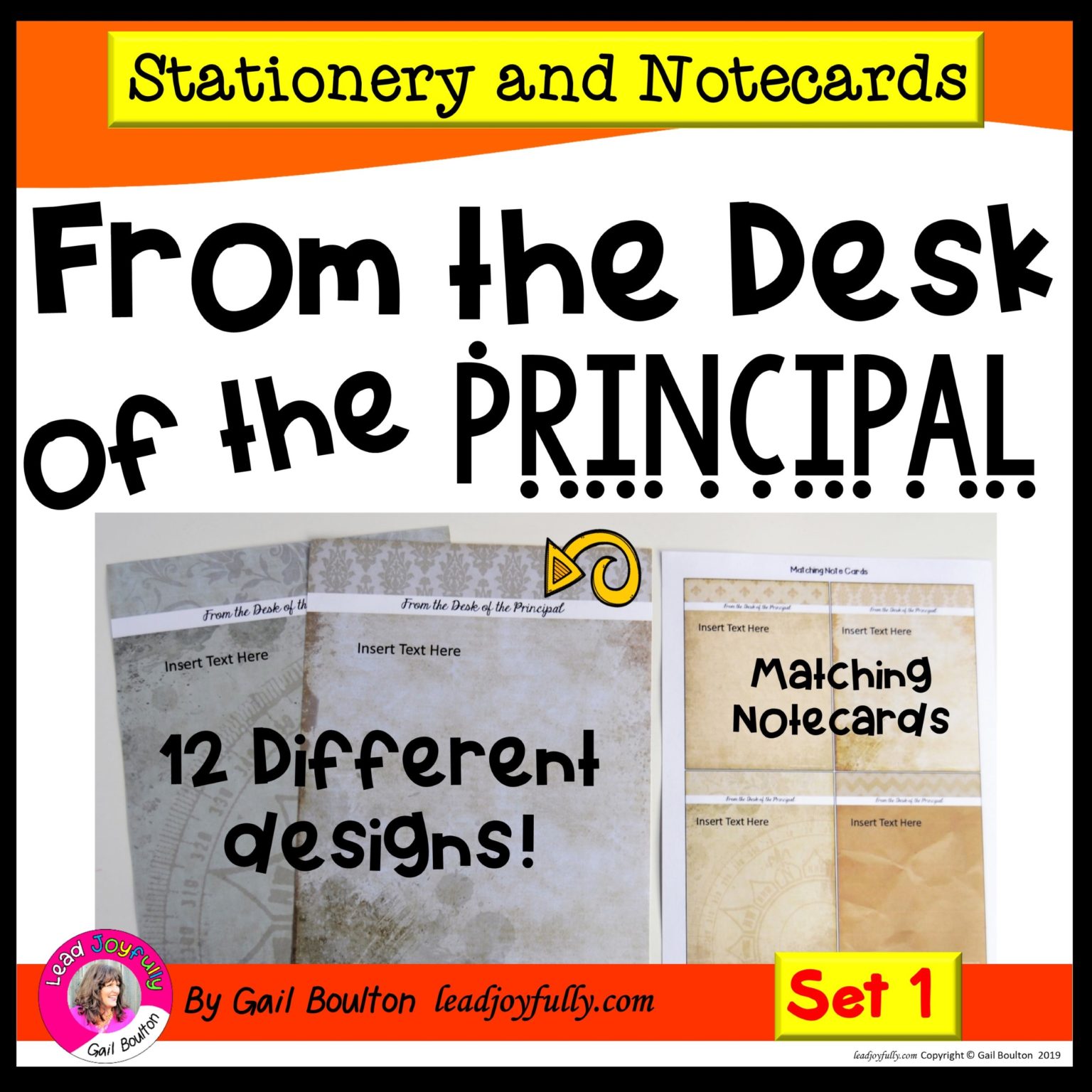 FROM THE DESK OF…SUPER SCHOOL MEGA BUNDLE-Stationery with Matching Note ...