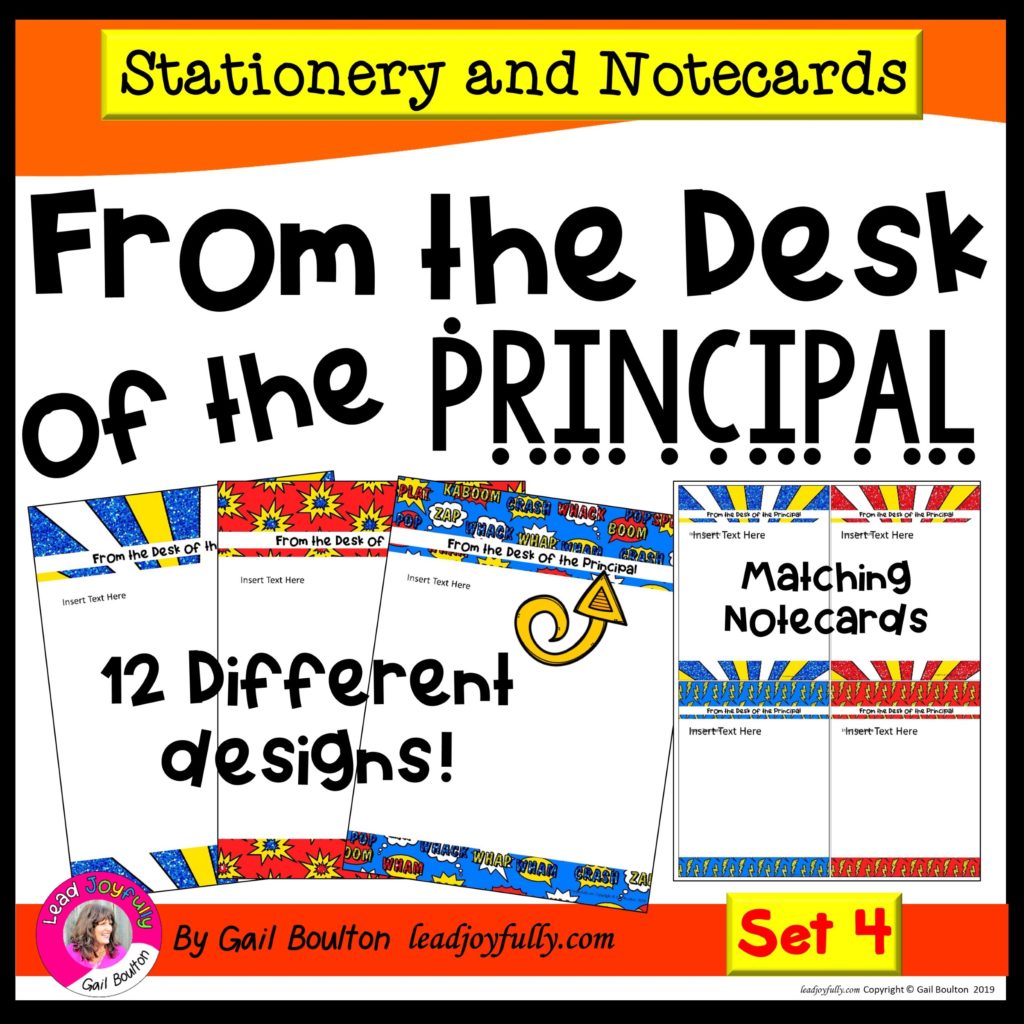 FROM THE DESK OF THE MATH TEACHER: Stationery with Matching Note Cards ...
