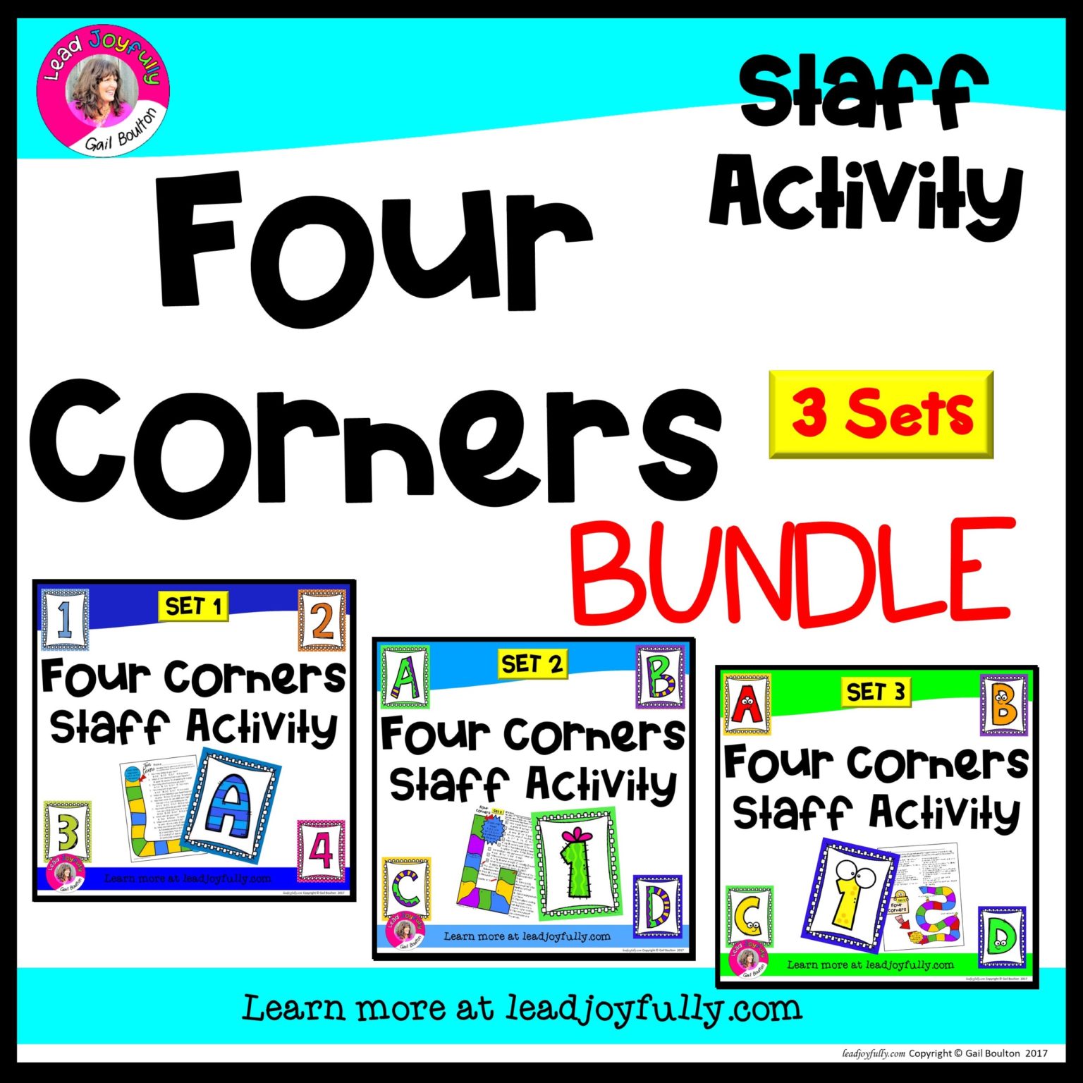 Four Corners Staff Activity – BUNDLE | Lead Joyfully