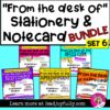 “FROM THE DESK OF…”(Set 6) Stationery & Note Card BUNDLE | Lead Joyfully
