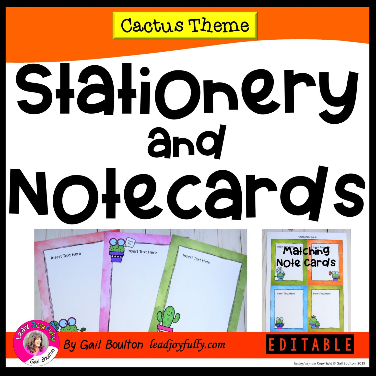 FROM THE DESK OF THE MATH TEACHER: Stationery with Matching Note Cards ...