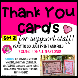 Thank You Cards for Support Staff | Lead Joyfully
