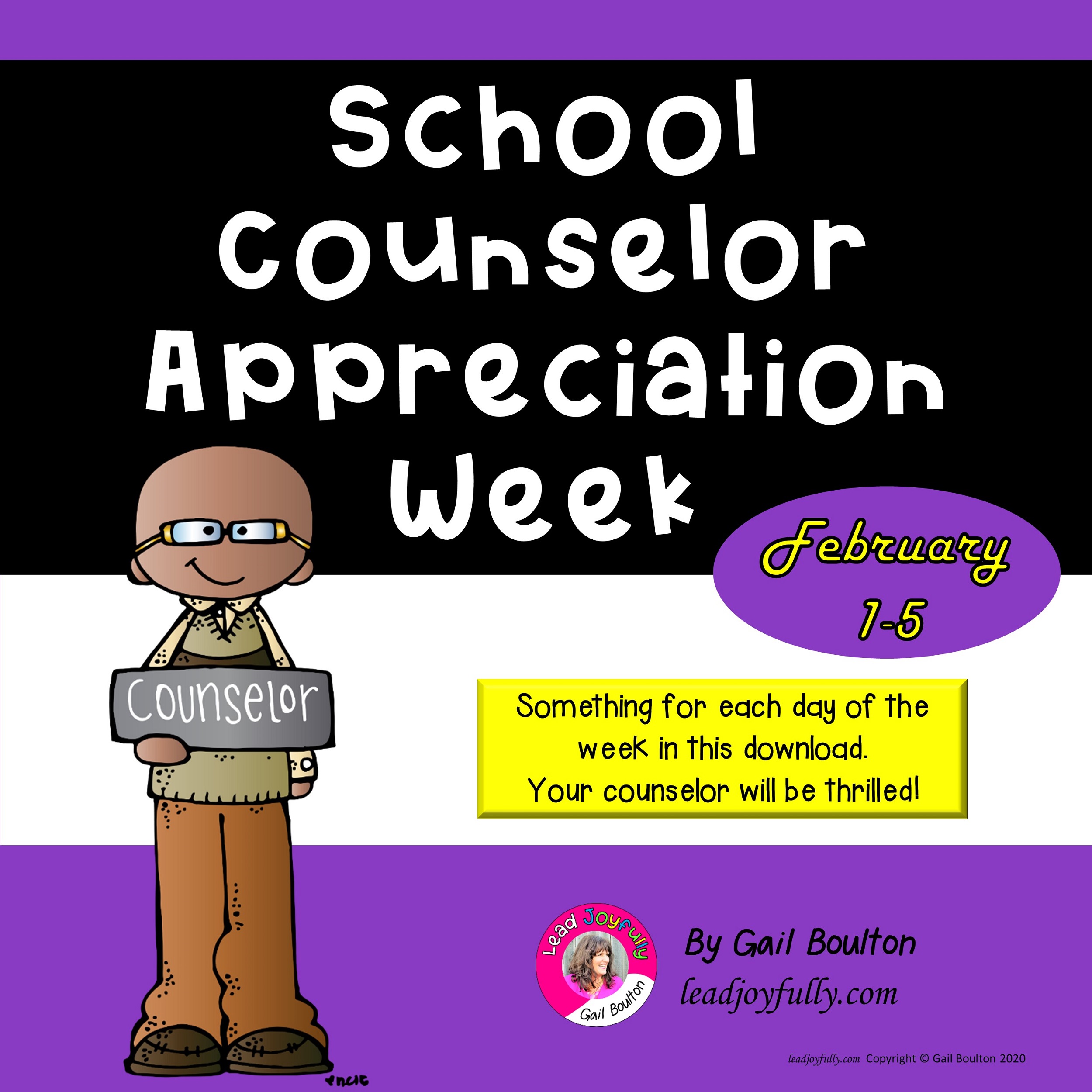 School Counselor Appreciation Week – February 1-5 | Lead Joyfully