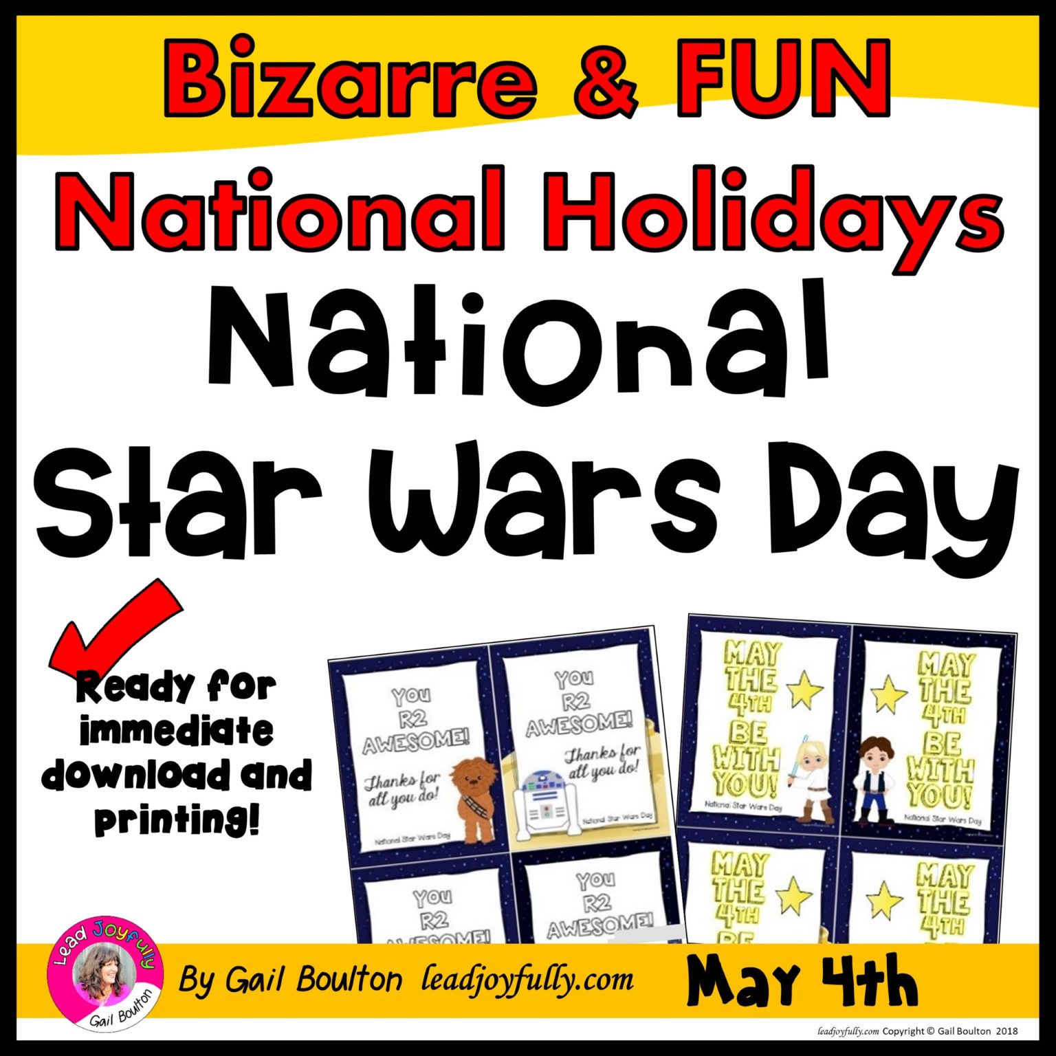 National Get Caught Reading Month (May) | Lead Joyfully