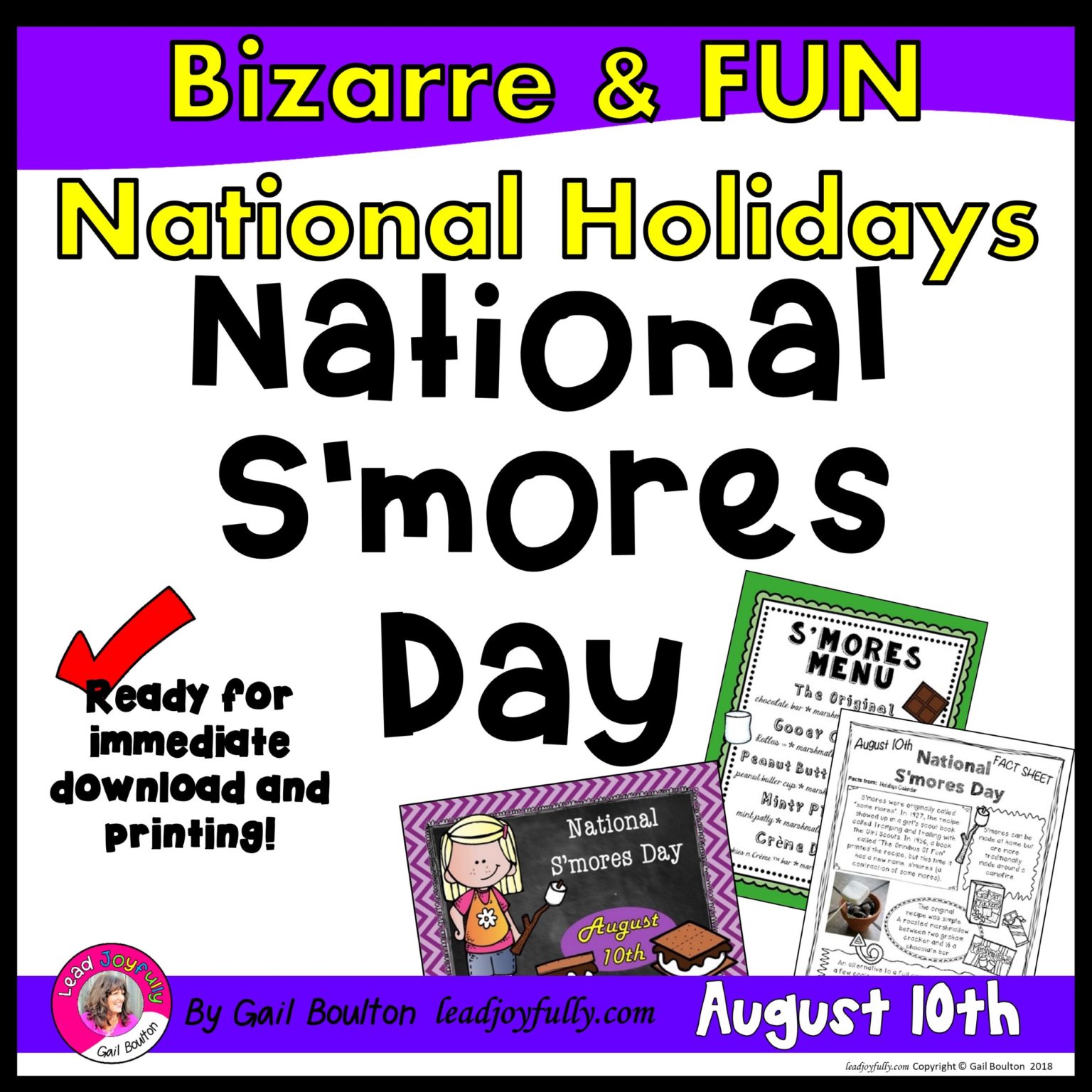 National S’mores Day (August 10th) | Lead Joyfully