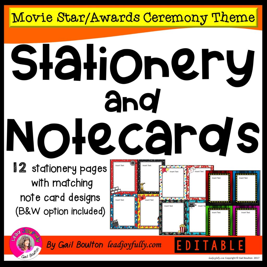 “FROM THE DESK OF…”(Set 6) Stationery & Note Card BUNDLE | Lead Joyfully